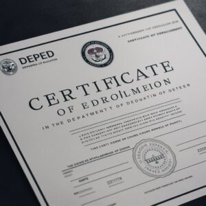 Certificate Of Enrollment DepEd COE - PRC Result